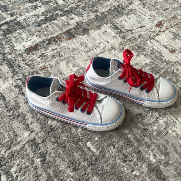 Converse | Shoes | Converse Red White And Blue Sneakers | Poshmark